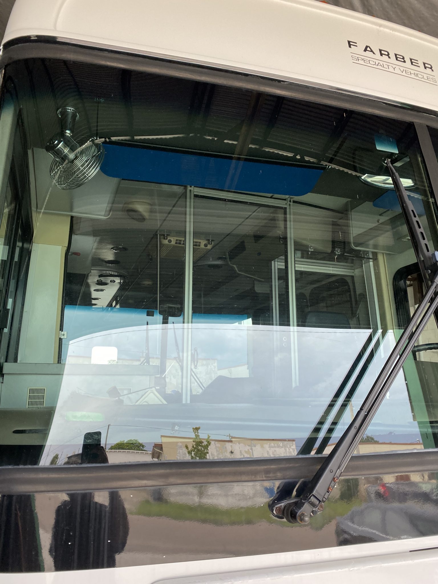 Our Bespoke Clear Partitions for Local VA Buses - Hit Signs | Custom ...